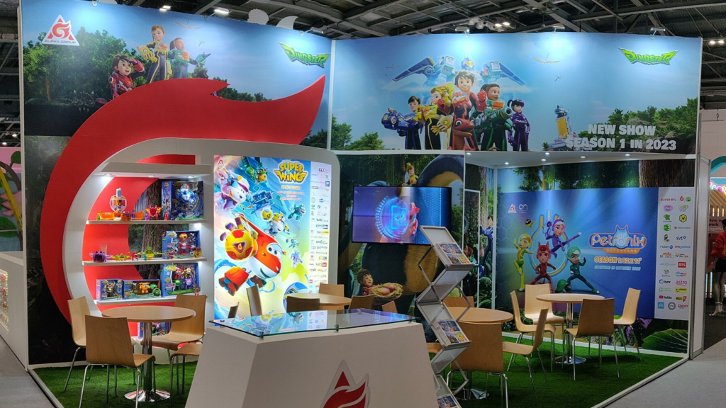 BLE 2022: Alpha booth transformed in Quantum Heroes Dinoster corner ...