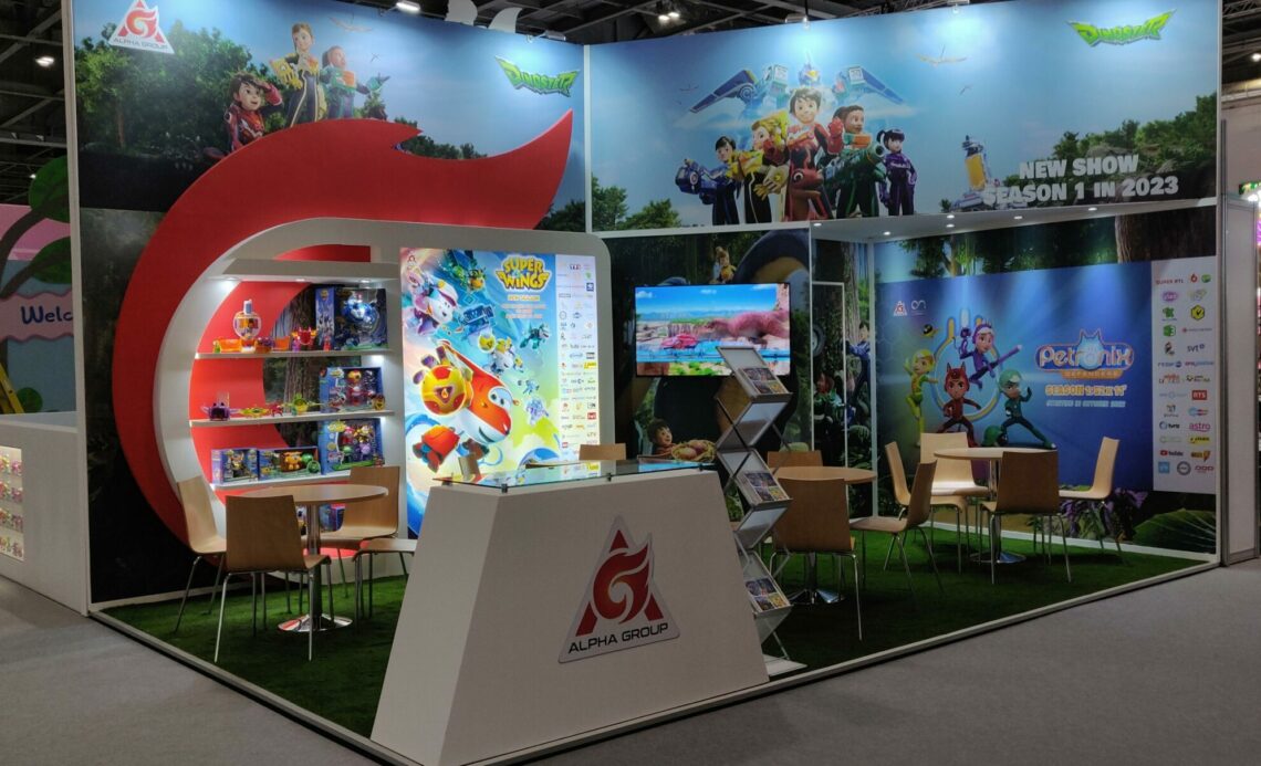 BLE 2022: Alpha booth transformed in Quantum Heroes Dinoster corner ...